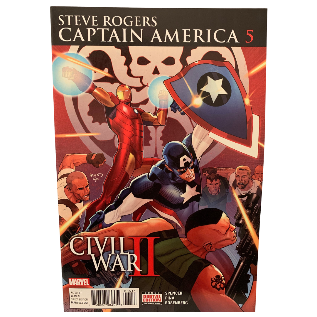 COMIC : CAPTAIN AMERICA STEVE ROGERS - #5 – Wondercomics